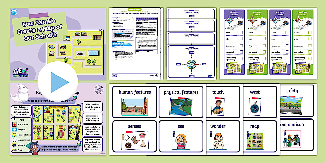 Geo Wonderers KS1: Around Our Locality Lesson Pack 3