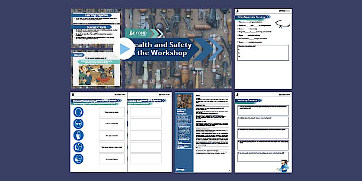 Health and Safety in the Workshop Activity Pack - Twinkl