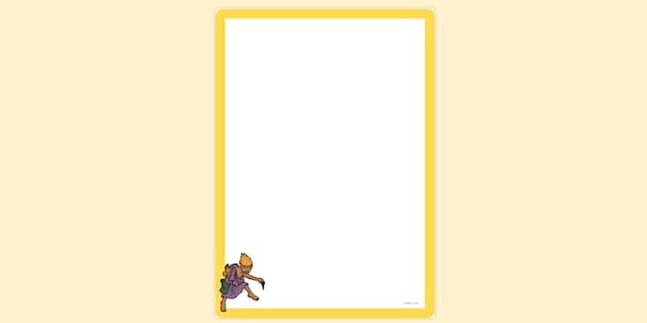 Simple Blank Puck Page Border | Page Borders | Twinkl