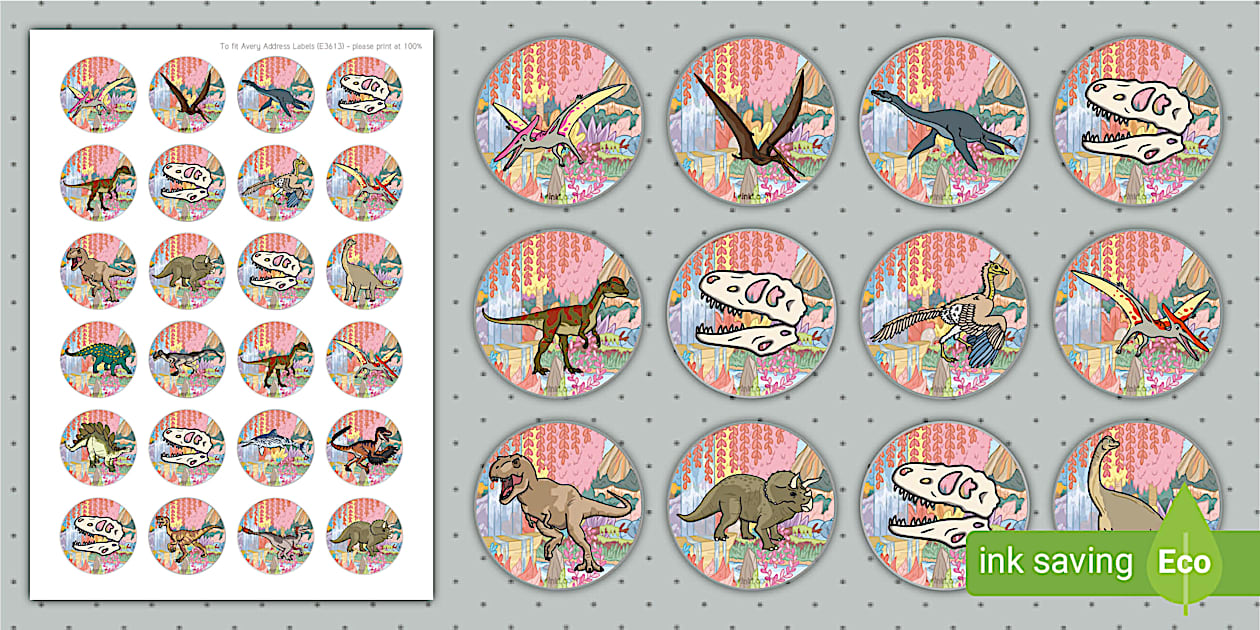Grade R -- Dinosaurs - Stickers (CAPS Aligned)