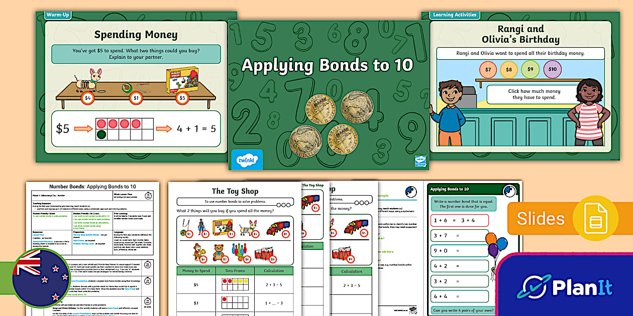 Phase 1 Number Structure: Number Bonds Lesson 3 - Twinkl