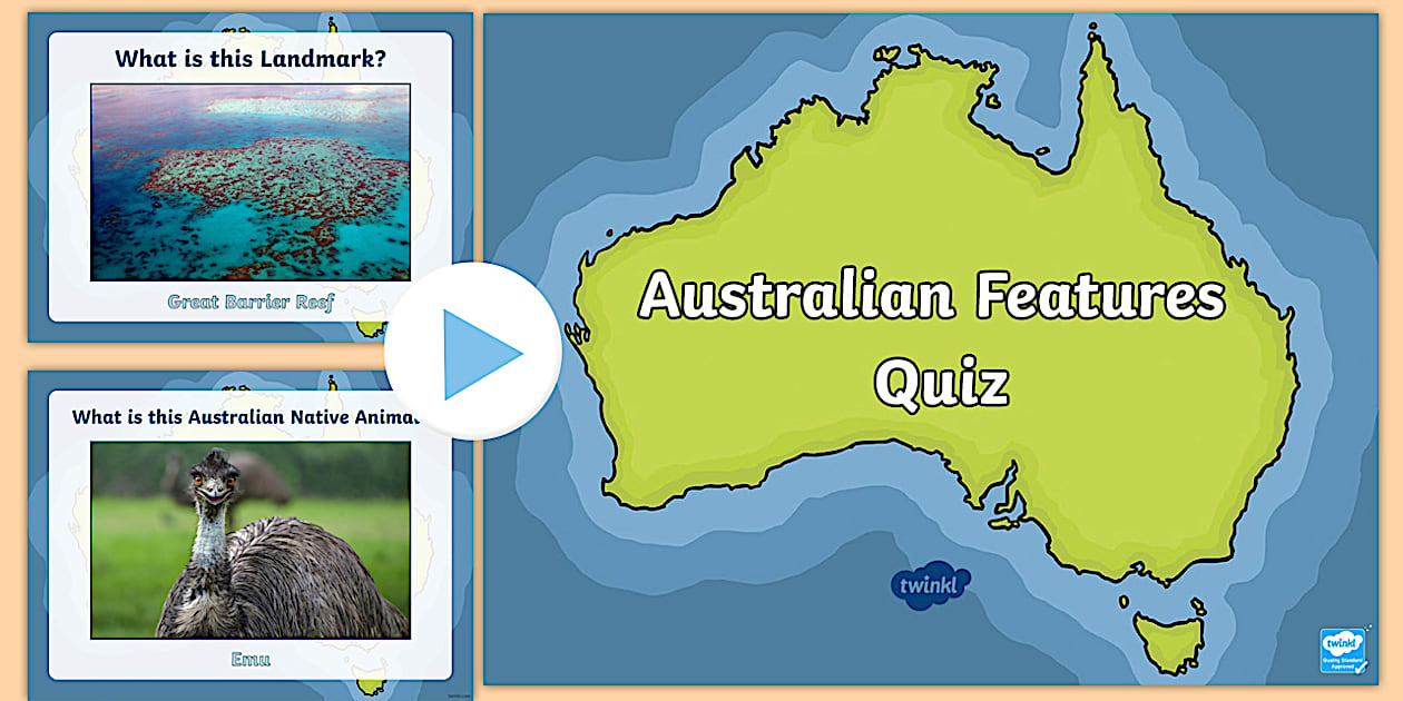 Australian Features PowerPoint (teacher made) - Twinkl