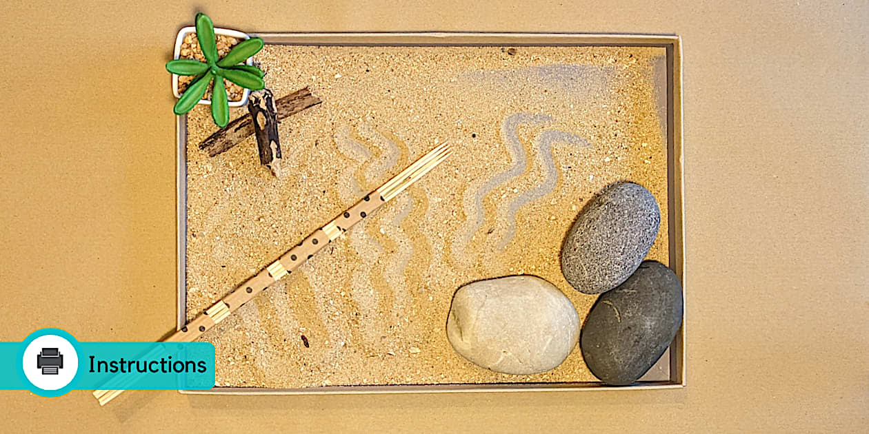 Zen Garden | Mindfulness Crafts (teacher made) - Twinkl