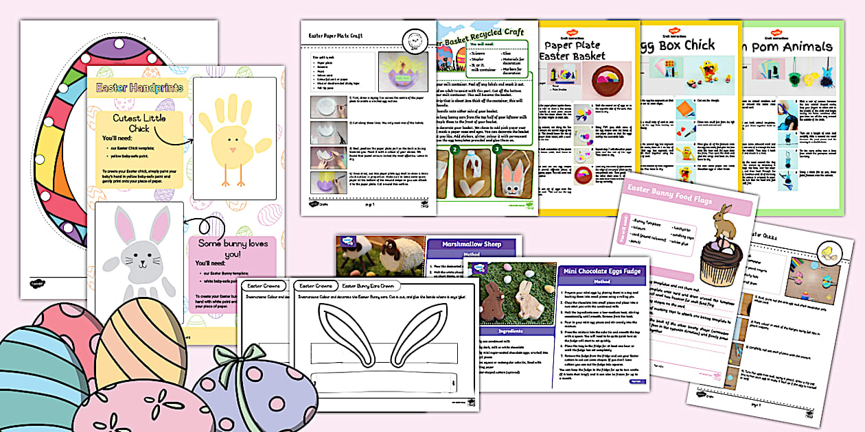 Best Bumper Easter Crafts Pack (teacher made) - Twinkl