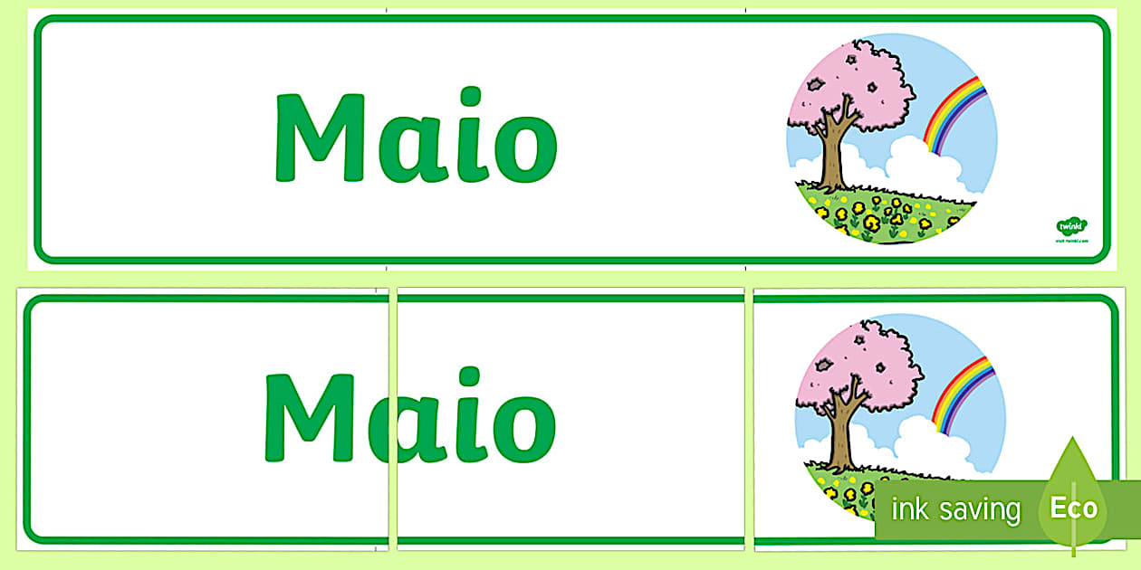 Painel de Maio (teacher made) - Twinkl