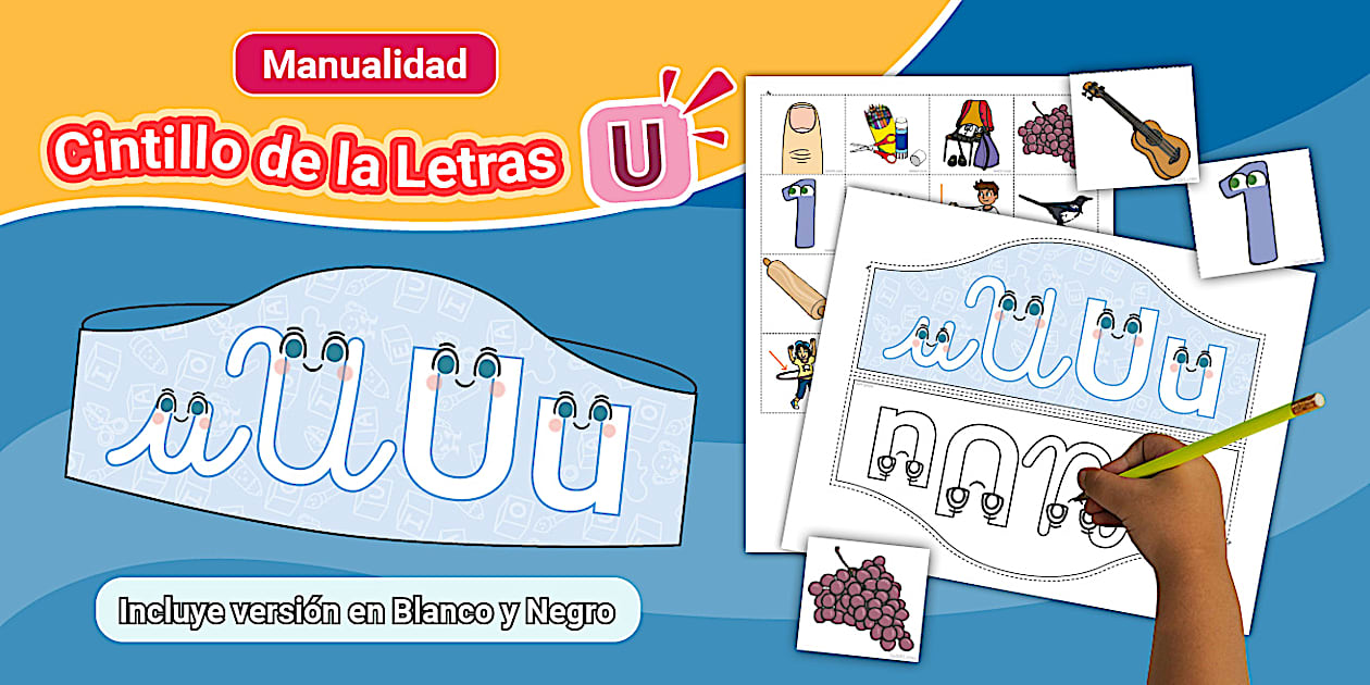 Manualidad: Cintillo de la Letra U