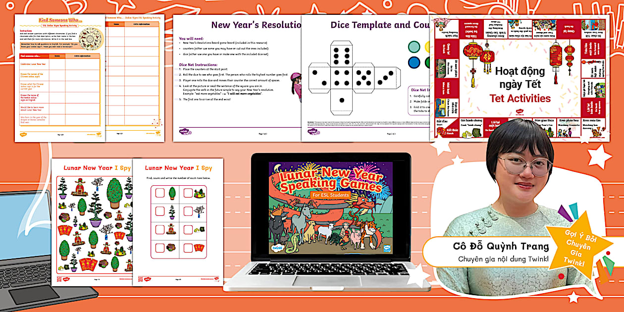 Bộ Tài Nguyên ESL Kĩ Năng Nói Về Chủ Đề Tết Nguyên Đán 2026