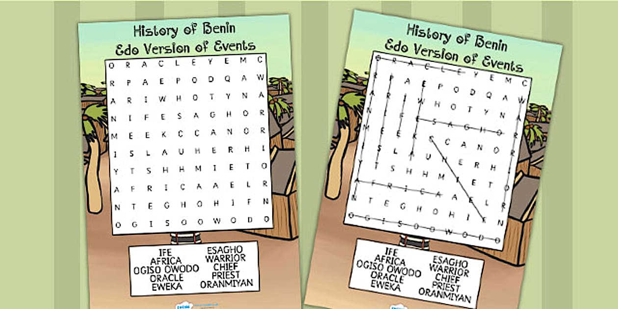Lower Ability History of Benin, Edo Version of Events Story Differentiated