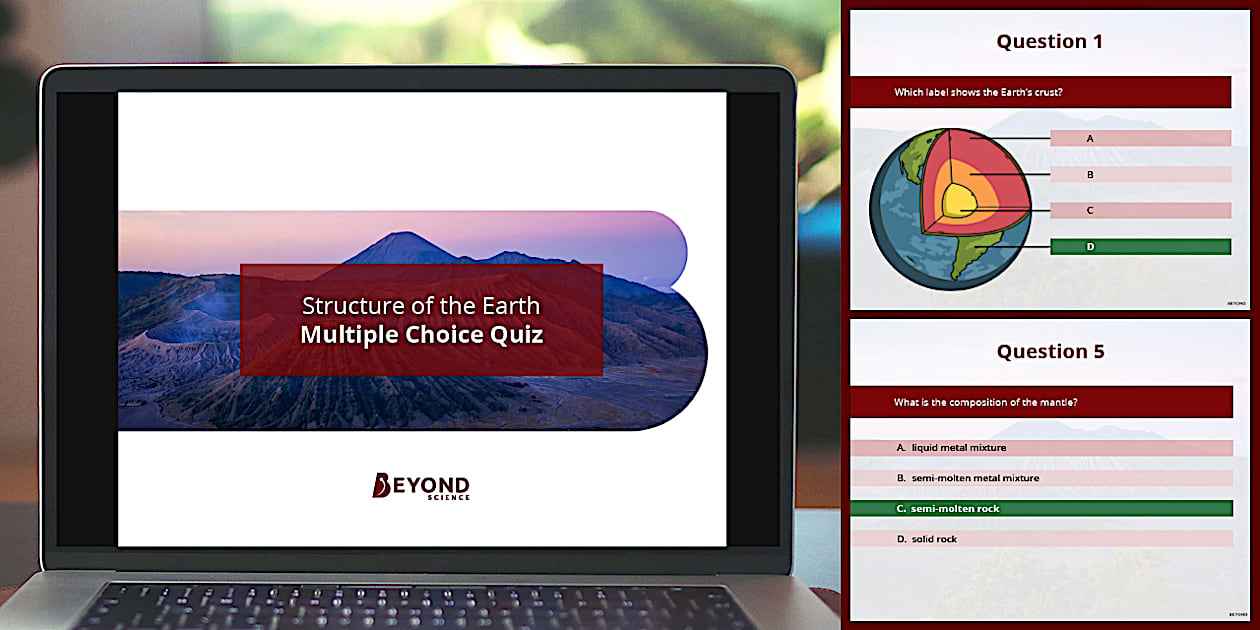Structure of the Earth PowerPoint Quiz | Beyond Science