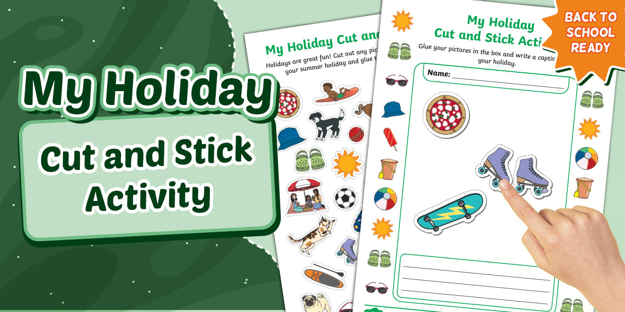 My Holiday Cut and Stick Activity