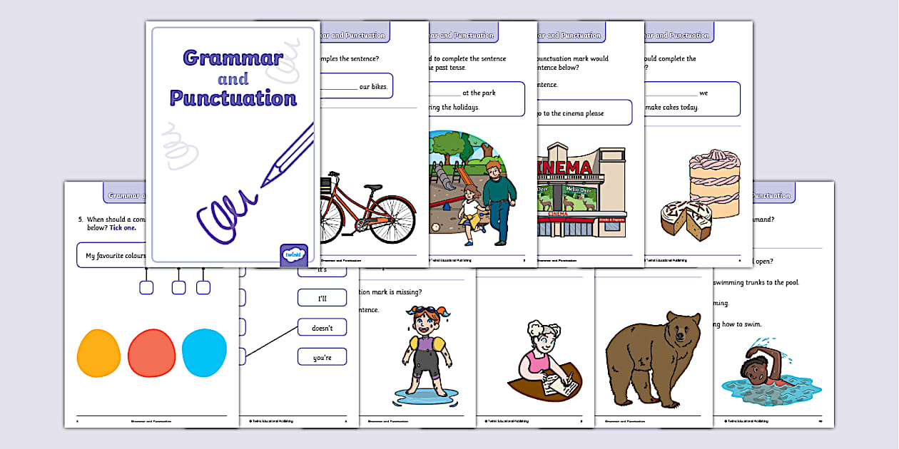 Year 2 Grammar and Punctuation Booklet - Twinkl