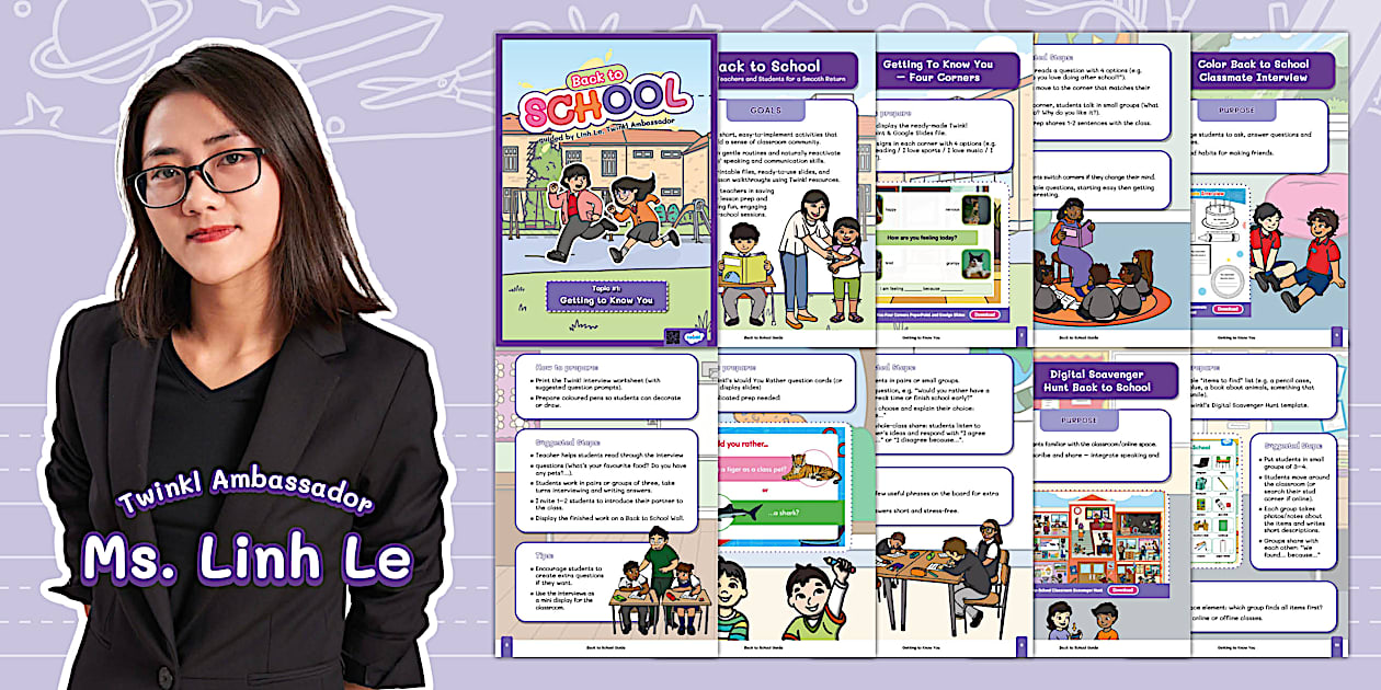 Back to School Topic: Getting to Know You - Ambassador Guide