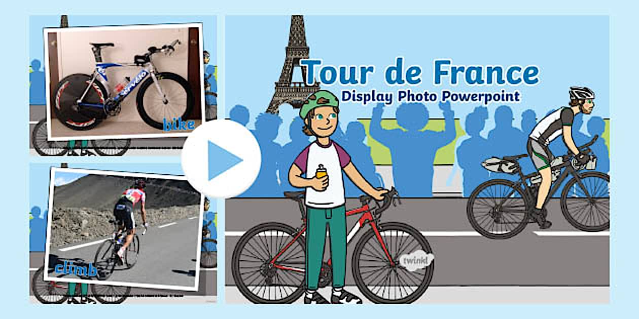 Tour de France Display Photo PowerPoint - Twinkl
