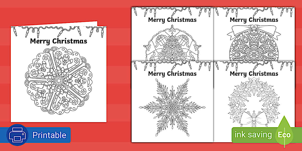 Christmas Mandalas (teacher made) - Twinkl