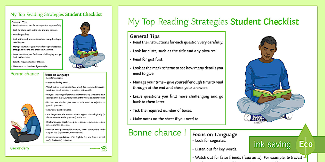 My French Reading Strategies Top Tips