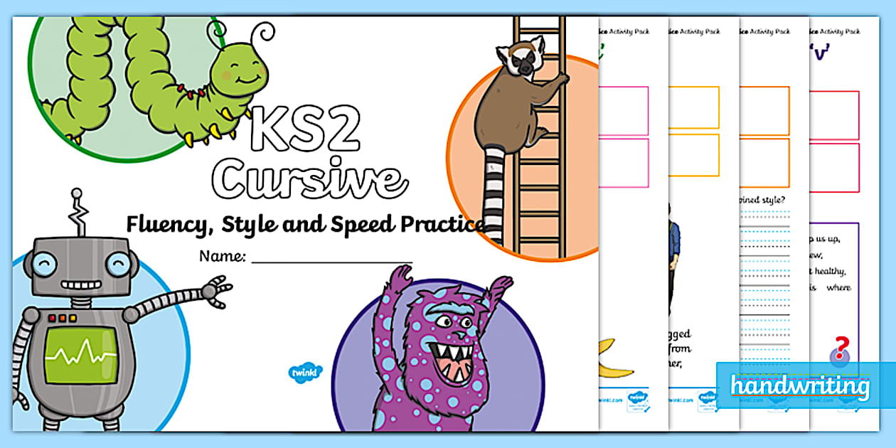 Advanced Cursive Handwriting Practice PDF Pack | Twinkl