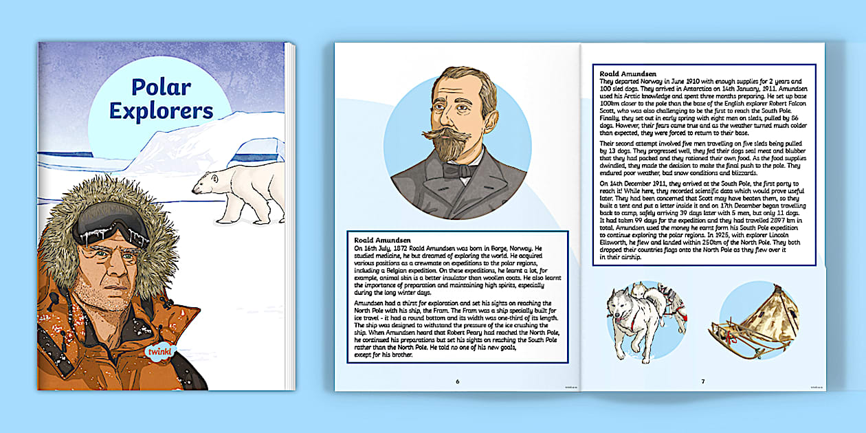 Facts about Arctic Explorers Booklet (teacher made) - Twinkl