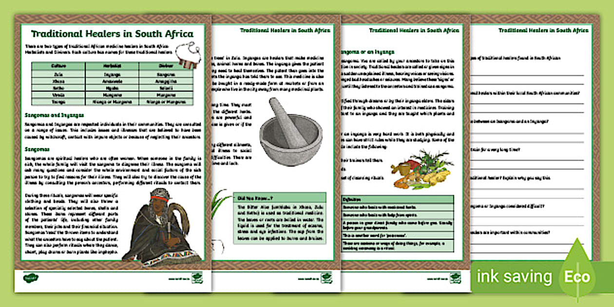 Traditional Healers in South Africa | Reading Comprehension