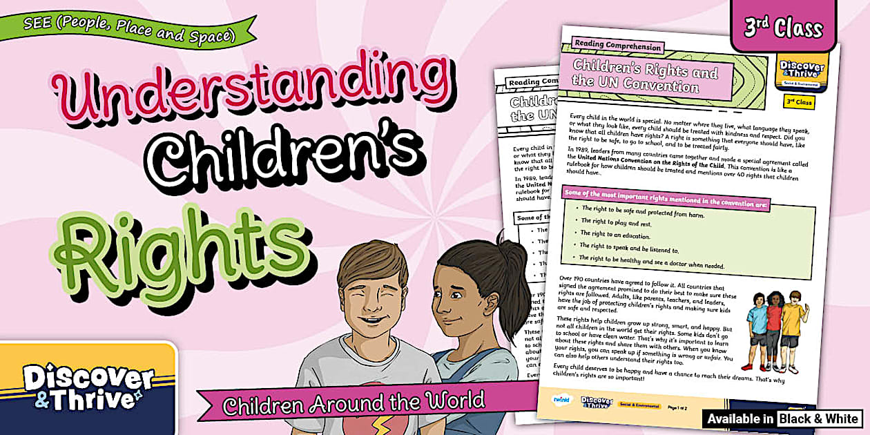 Children Around the World Reading Comprehension 3rd Class