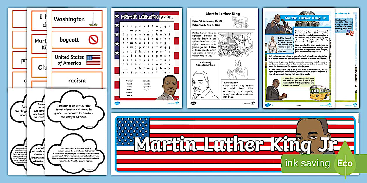 Martin Luther King Jr. Resource Pack (teacher made) - Twinkl
