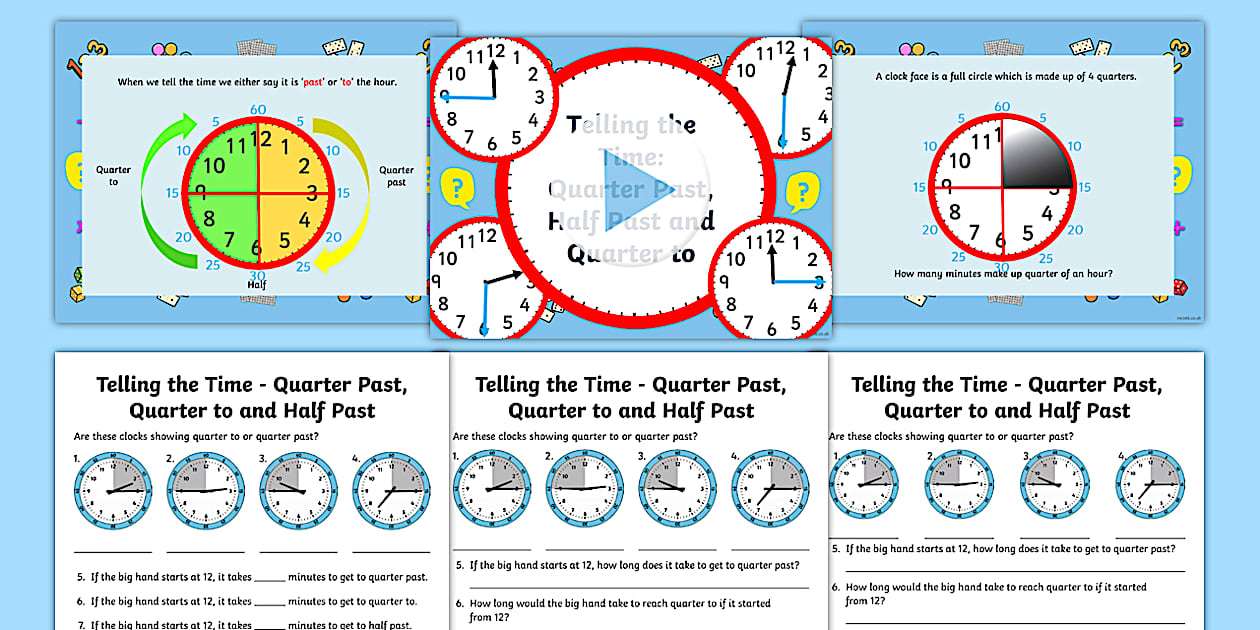 Teacher Made Learn How To Tell Time Bundle Ks1 Twinkl