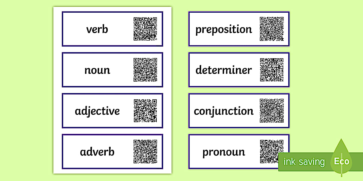 Grammar Terms Code Hunter - Twinkl