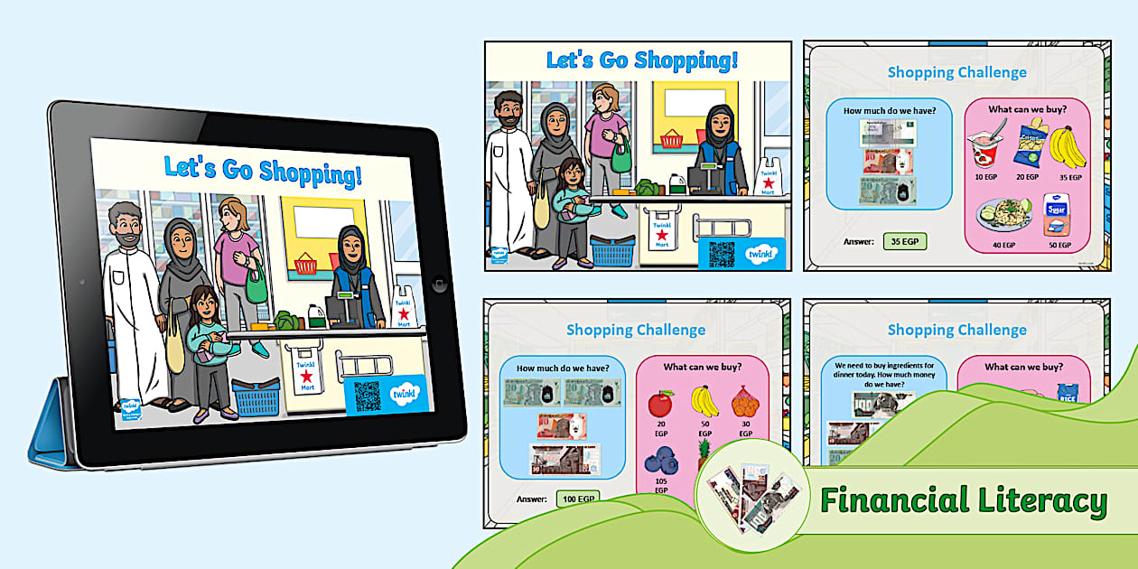 Let's Go Shopping: Shop At Our Virtual Store (teacher made)