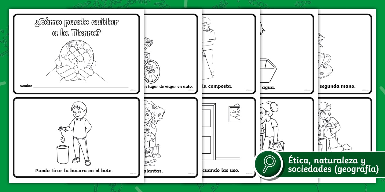 Día de la Tierra - cómo cuidarla - Twinkl