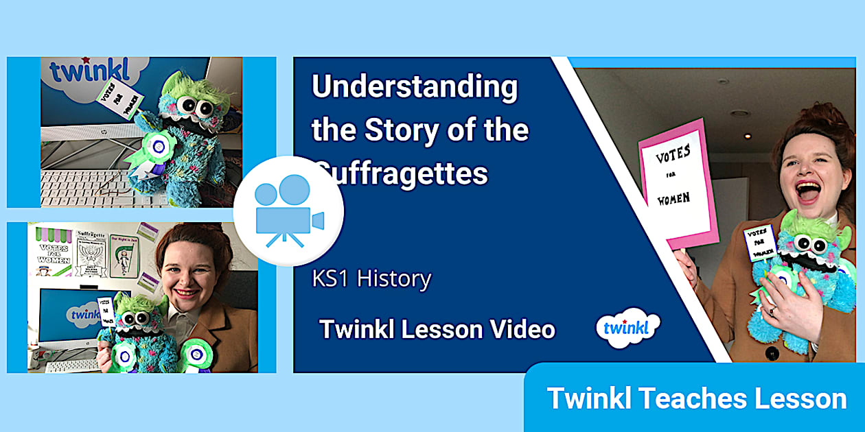 KS1 (Ages 5-7) History: The Suffragettes Video Lesson