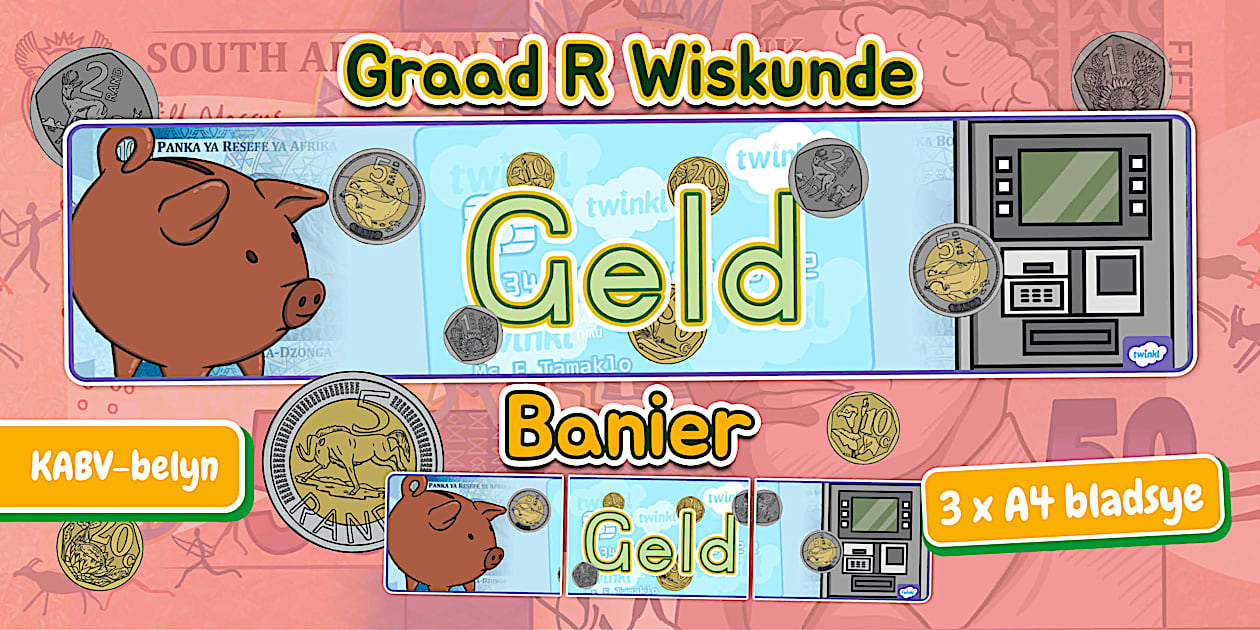 Grondslagfase Wiskunde - Geld - Banier (KABV-belyn)
