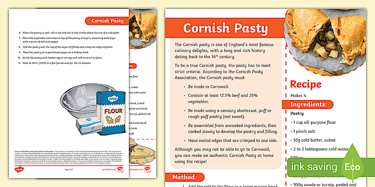 Cornish Pasty Recipe