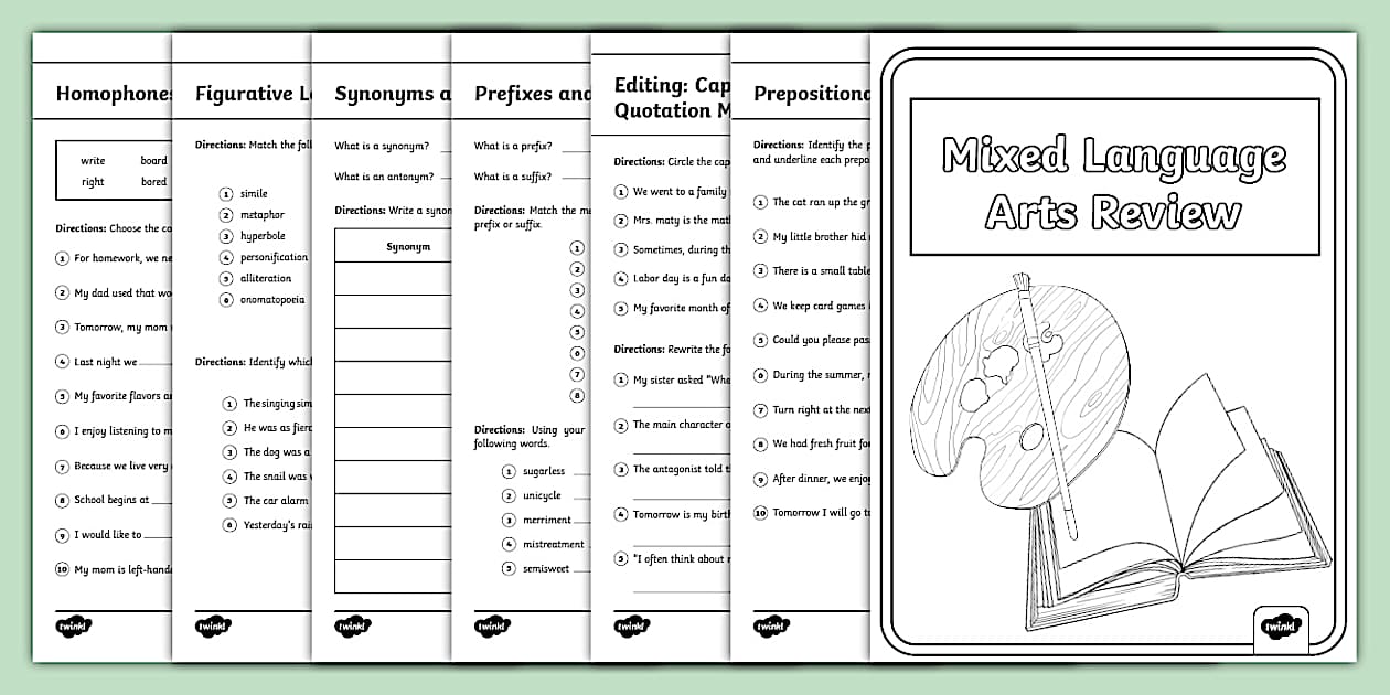 4th Grade Mid Year Language Arts Assessment | Twinkl USA