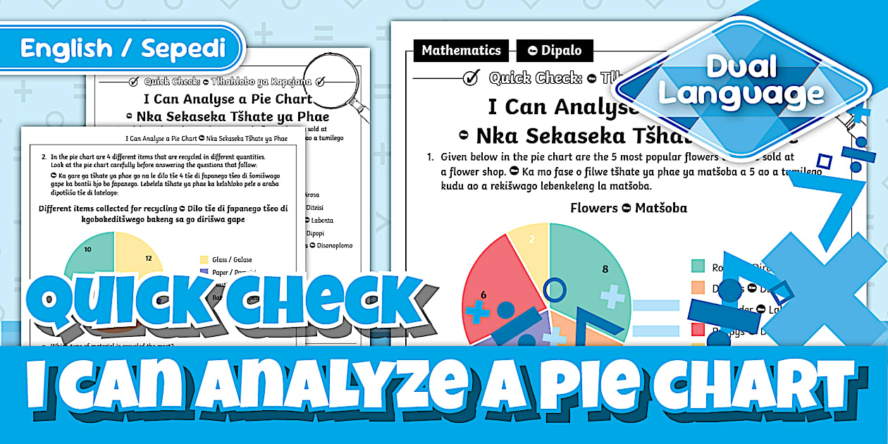 Grade 4 Maths Quick Check: I Can Analyze a Pie Chart
