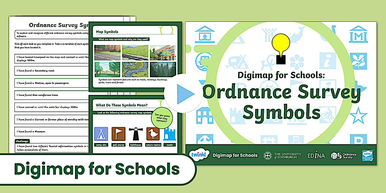 FREE! - KS2 Digital Mapping using Digimap for Schools: Ordnance Survey ...