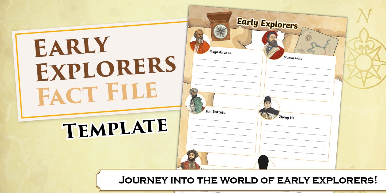 Early Explorers Fact File Template