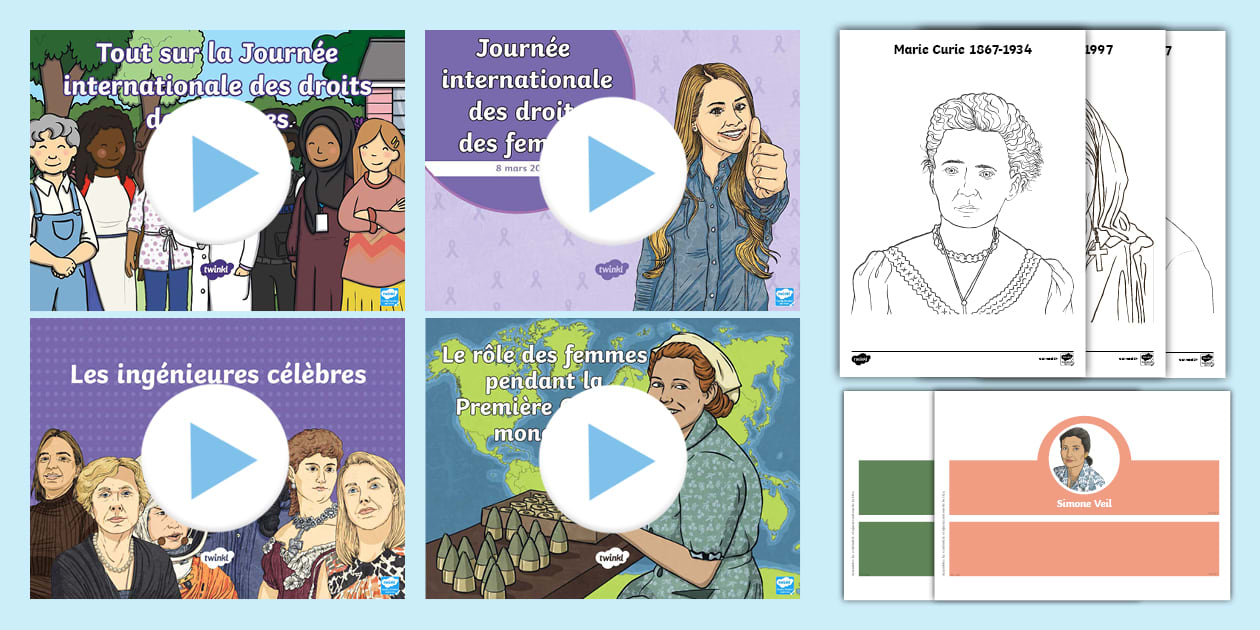 Pack de ressources : Journée internationale des droits des femmes