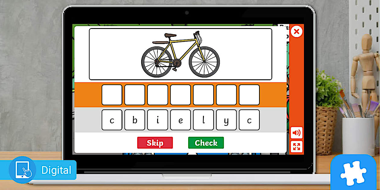 Fun Interactive Transport Anagrams Puzzle Game - Twinkl
