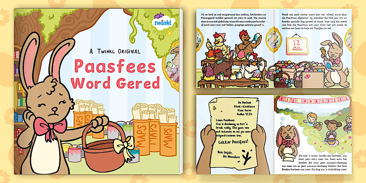 Paasfees Word Gered eBoek (teacher made) - Twinkl