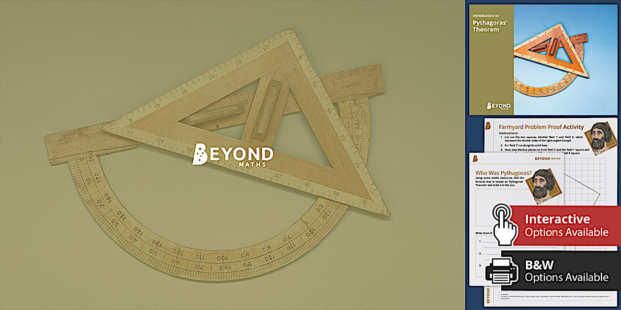 Introduction to Pythagoras' Theorem Resource Pack