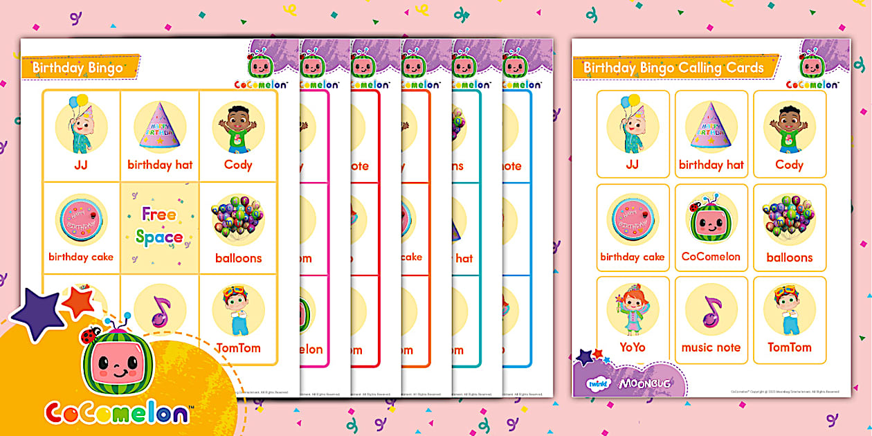FREE! - CoComelon Bingo Game | Printables | Twinkl USA