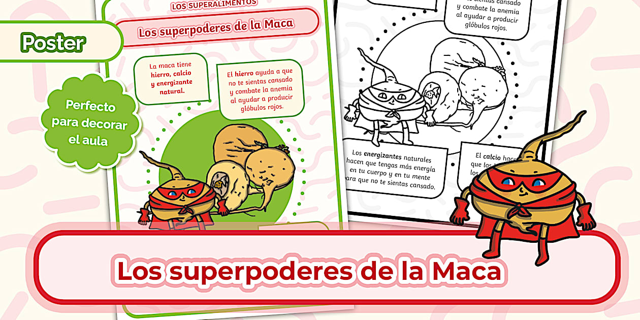 Póster: Súper Maca