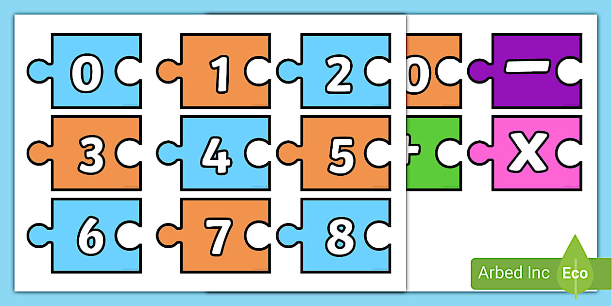 Jig-so Cyfrifo (Teacher-Made) - Twinkl