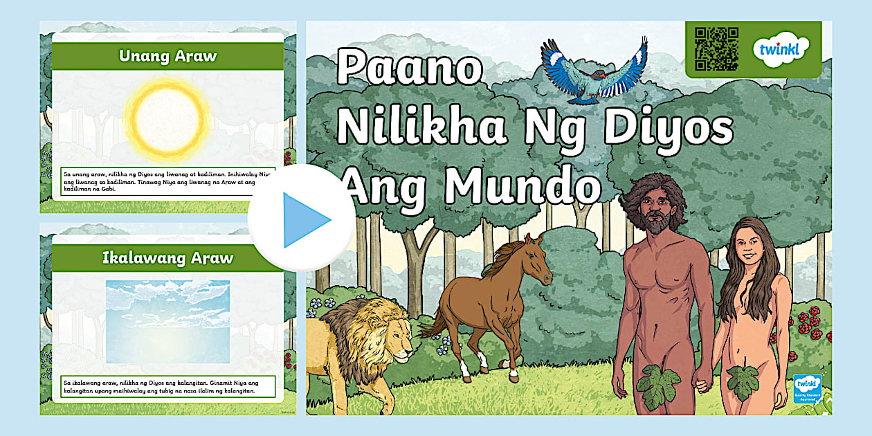Paano Nilikha Ng Diyos Ang Mundo | Grades 2 - 6 | Twinkl