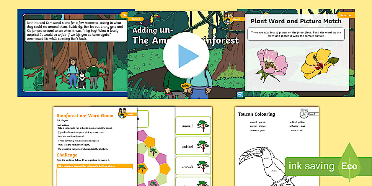 Adding un- Lesson Pack (teacher made) - Twinkl