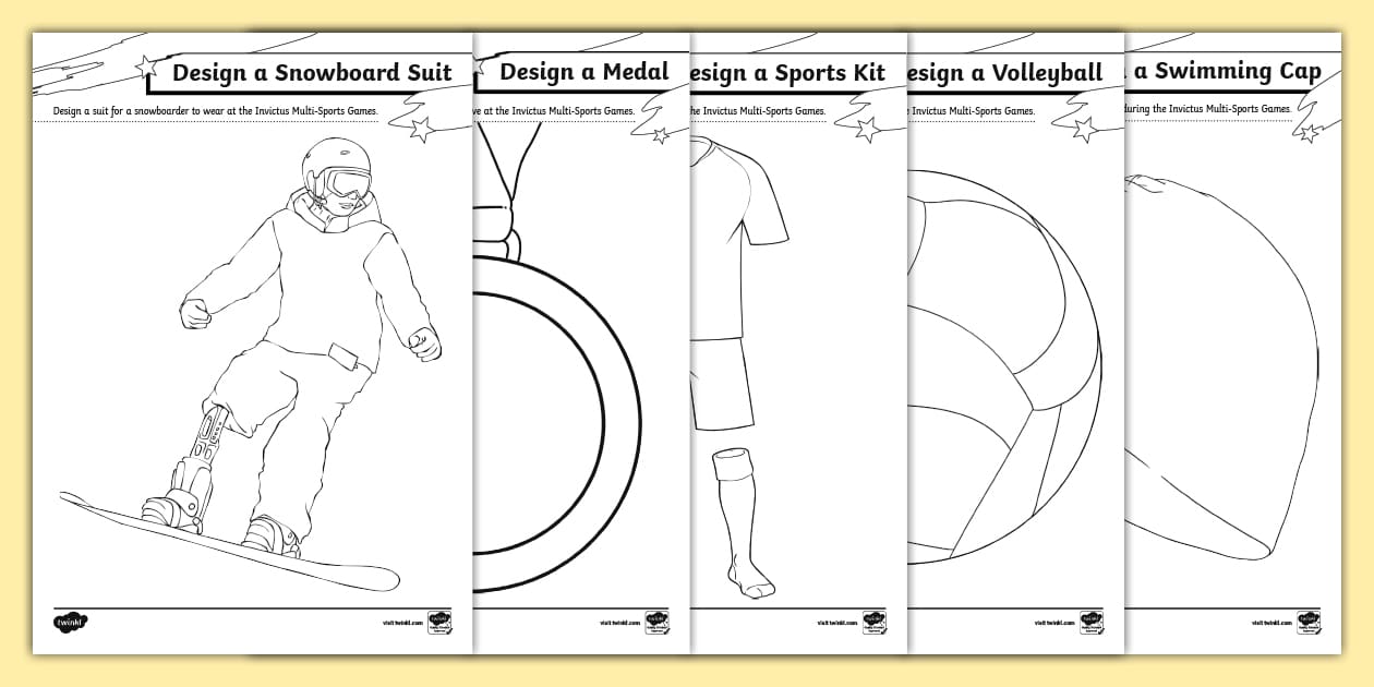 Invictus Multi-Sport Games Design Pack - Twinkl - KS2