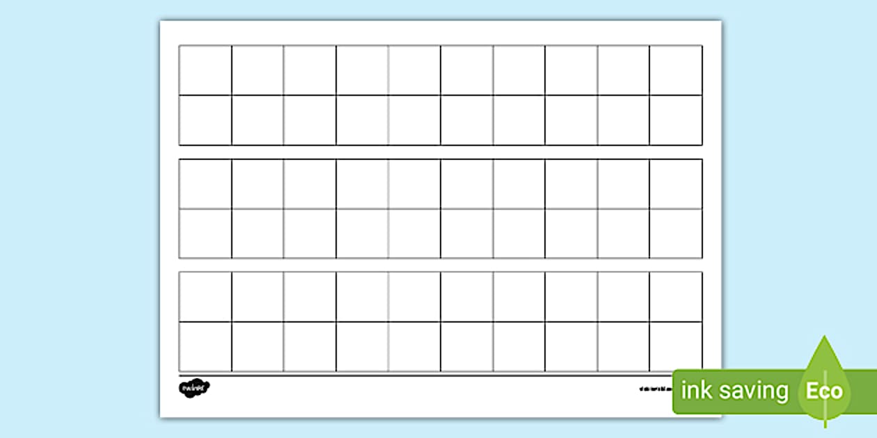 👉 Blank Twenty Frame (teacher made) - Twinkl