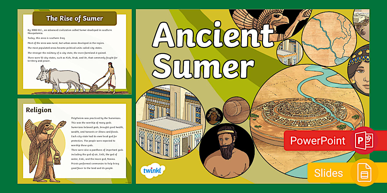 Ancient Sumer PowerPoint & Google Slides for 6th-8th Grade