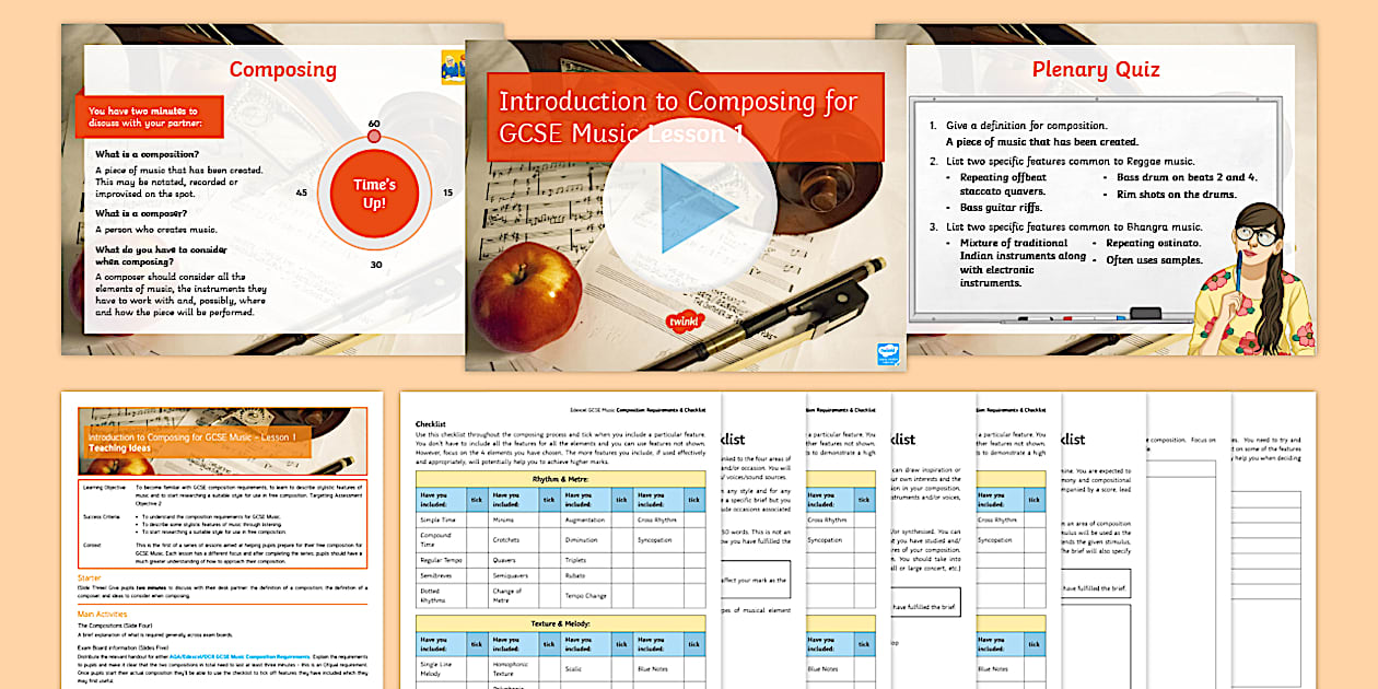 Introduction to Composing Lesson 1 (Teacher-Made) - Twinkl