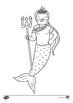Mermaid Coloring Pages (teacher made)
