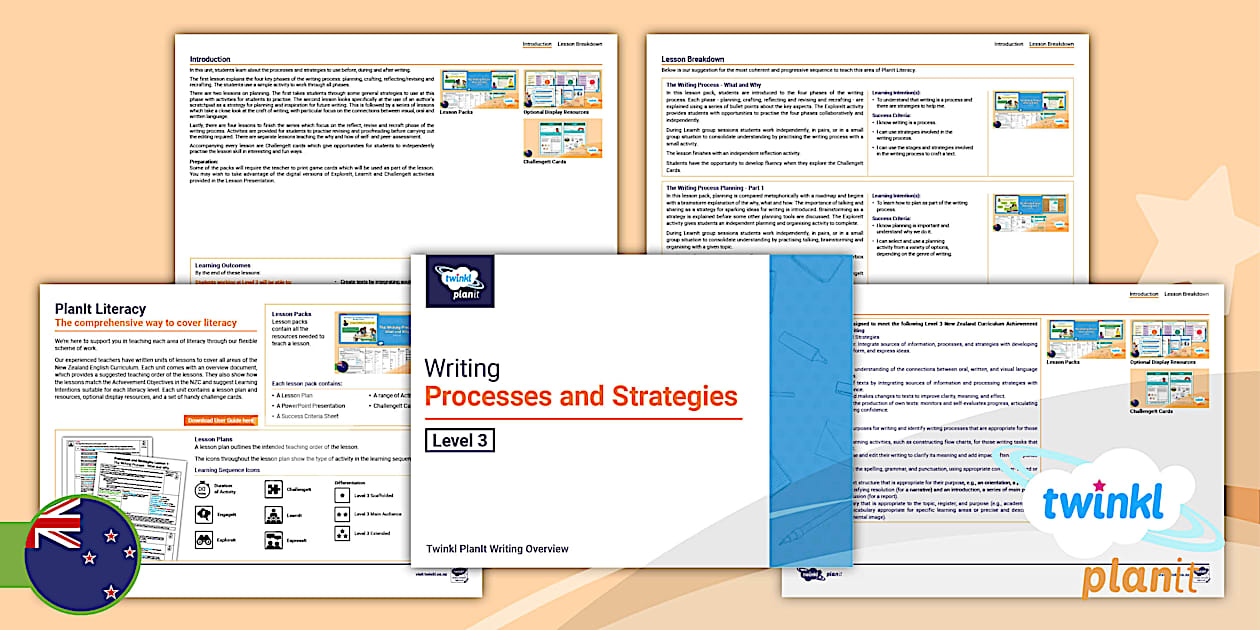 Level 3 Writing: Processes and Strategies Overview - Twinkl